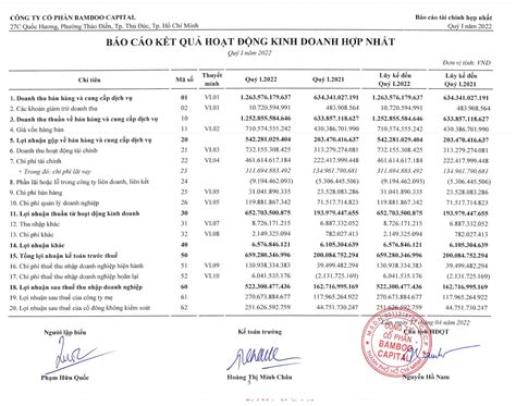 Báo cáo tài chính BCG quý 1 năm 2022 Động lực tăng trưởng nhờ chiến
