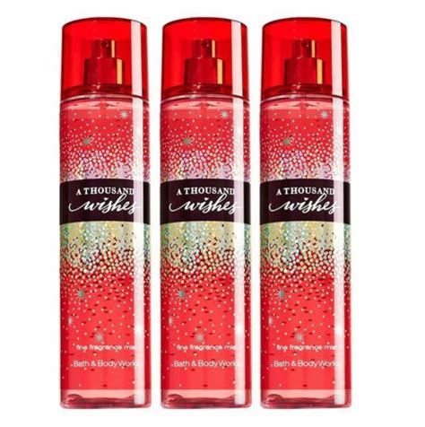 Bath Body Works A Thousand Wishes Fine Fragrance Mist 8 0 Oz 3 PACK
