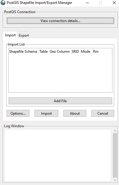 Importar Shapefiles A PostGIS
