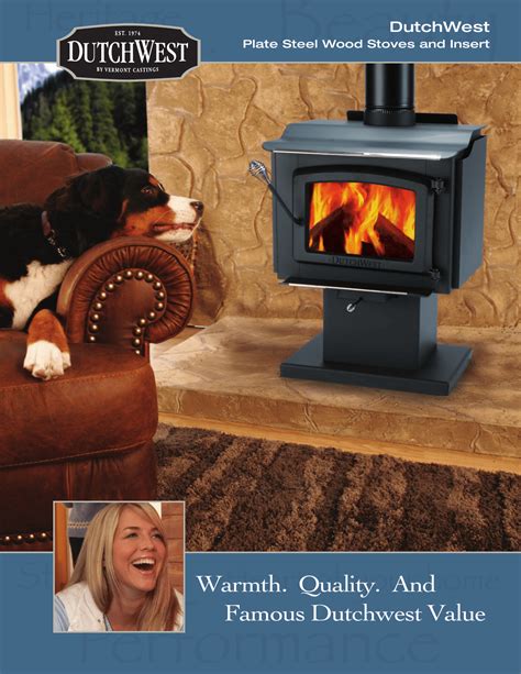 Federal Airtight Wood Stove Manual Dutchwest Convection Stove Large