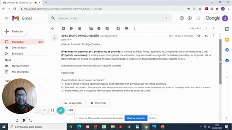 Tutorial Cómo escribir un correo electrónico formal YouTube