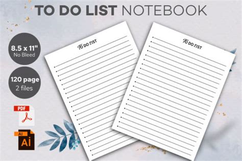 Kdp Interior To Do List Notebook Graphic By Rakibs Creative Fabrica