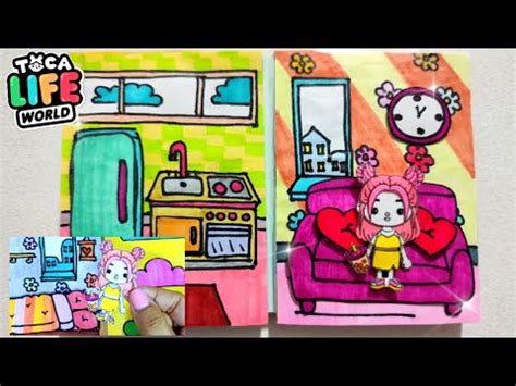 Toca Life World Quiet Book Toca Boca Paper House Diy Toca Diy