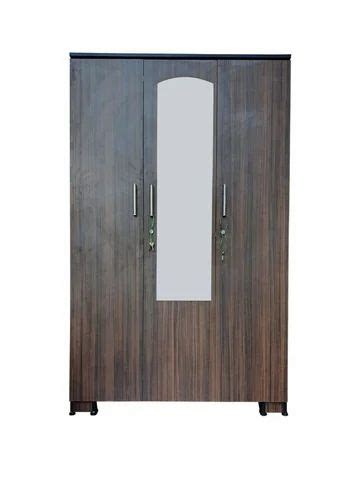3 Door Brown Wooden Wardrobe With Locker At Rs 13000 Piece In Chennai