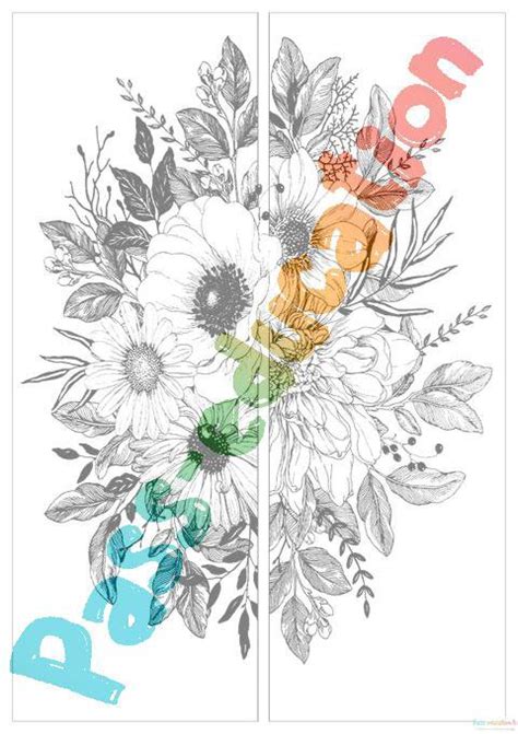 Coloriage Gratuit Bouquet De Fleurs Pdf Imprimer Pdf Imprimer