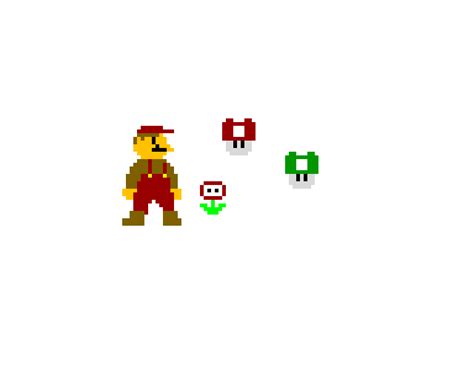 Super Mario Bros Remake Pixel Art