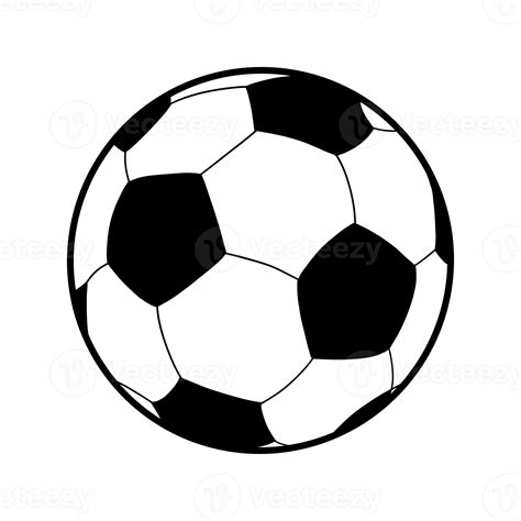Balon De Futbol Blanco Y Negro 15736361 PNG