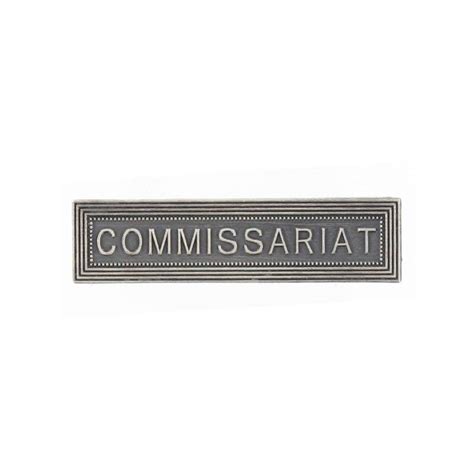 Agrafe Médaille Commissariat Arg Arsenal Collection
