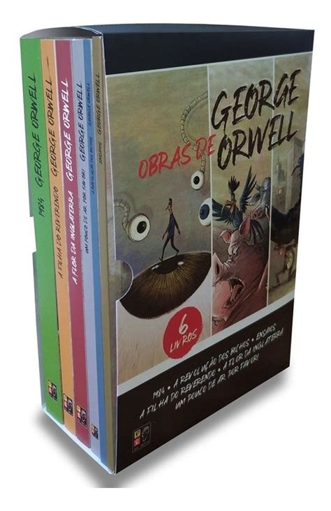 Livros Box George Orwell 6 Livros Novos MercadoLivre