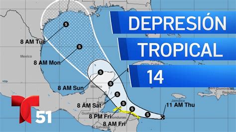 Se forma la depresión tropical 14 en el mar Caribe YouTube