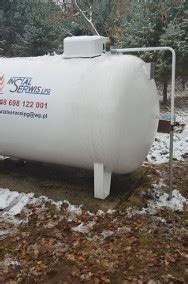 Zbiornik na gaz płynny LPG 2700L 3700L 4850L 6400L naziemny