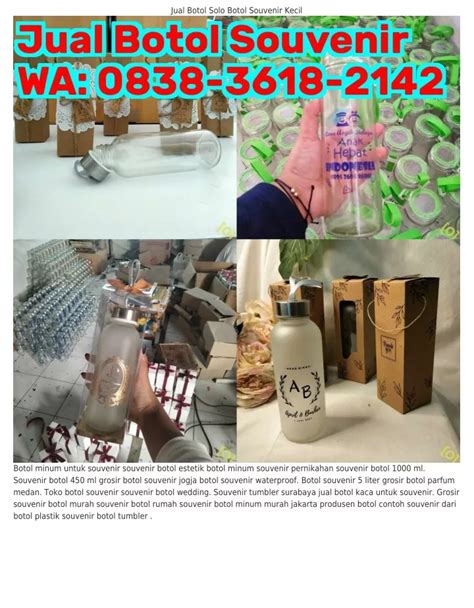 PPT Ö8З8ЗᏮ1821Կ2 WA Harga Souvenir Botol Murah Desain Souvenir