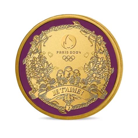 Jeux Olympiques De Paris M Daille Je T Aime Monnaie De Paris Pi Ce