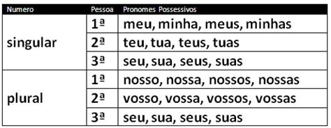 Face Letras Os Pronomes Possessivos Da L Ngua Portuguesa 26880 The