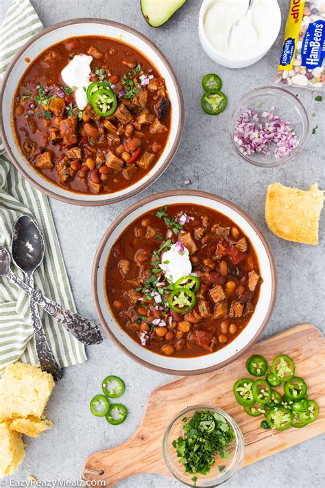 Brisket Chili Easy Peasy Meals