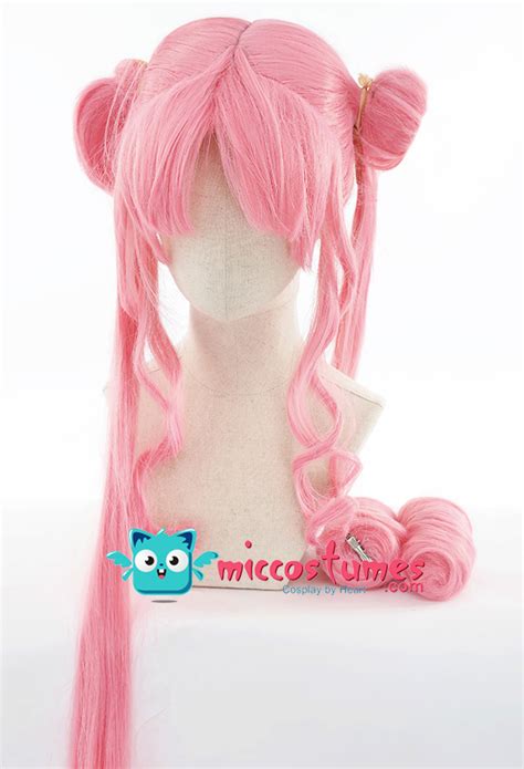 Sailor Moon Goth Black Lady Chibiusa Tsukino Cosplay Wig