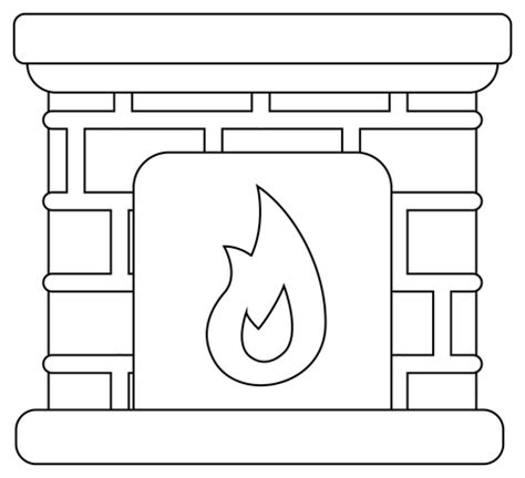 Dibujos De Chimenea Para Colorear Vsun