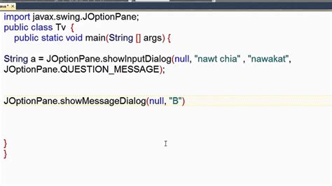 java joptionpane showinputdialog {computer science} youtube