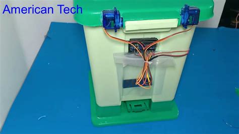 How To Make A Smart Trash Bin Using Arduino Nano Science Project 2019