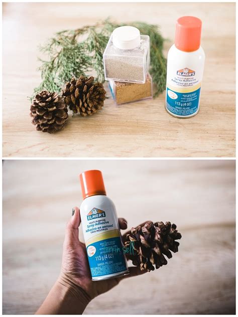 Easy Diy Glitter Pine Cones Embrace The Perfect Mess