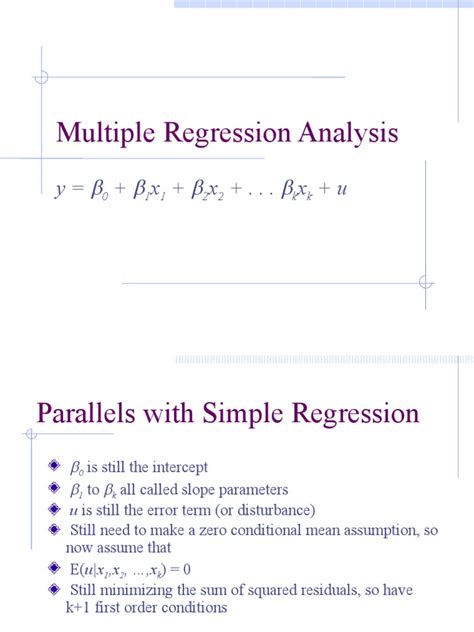 analisis regresi sederhana dan berganda teori dan praktik pdf ordinary least squares