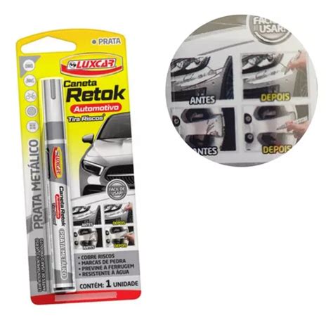 Caneta Reparo Pintura Lataria Carro Moto Tira Riscos Retoque