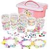 Sanlebi Enfants Bricolage Perles Set 2000 Pièces Bracelet Perle pour