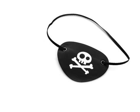 Tapa Olho De Pirata Em Branco Foto Premium