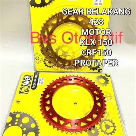 Jual Gear Gir Belakang KLX 150L Dtracker Harian Trabas Supermoto 46 47