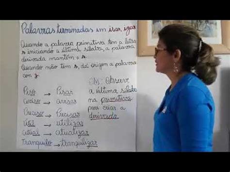 Ortografia Uso De Isar E Izar Ano B Youtube