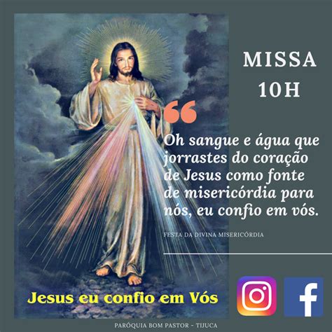 Jesus eu confio em vós Paróquia Bom Pastor