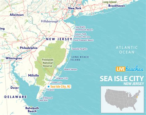 Sea Isle City Map Zoning Map