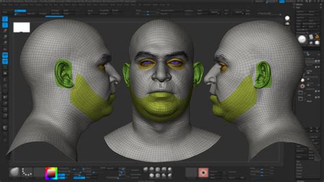 hd male head model 08