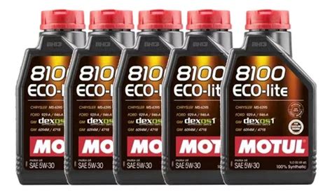 Motul 8100 5w30 Eco lite 100 Sintético 5 Litros