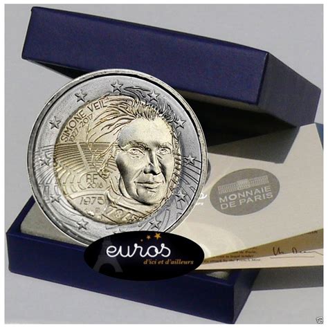 2 euros commémorative FRANCE 2018 Simone Veil Belle Epreuve