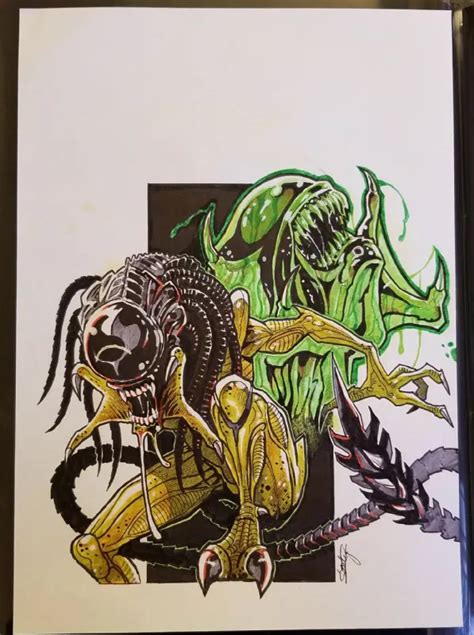 Predalien From Aliens VS Predator Requiem AVP R By Santiago Guglieri