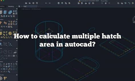 how to calculate multiple hatch area in autocad