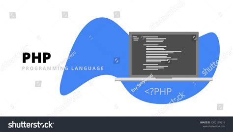 learn code php web programming language stock vector royalty free 1302139216 shutterstock