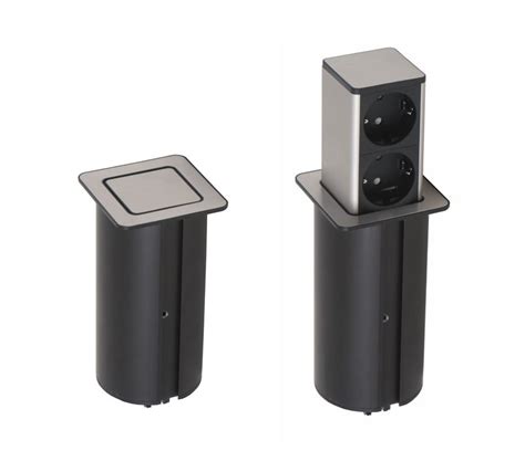 Automatic pop up socket 2 Gang Socket Only Ø80mm BOX15
