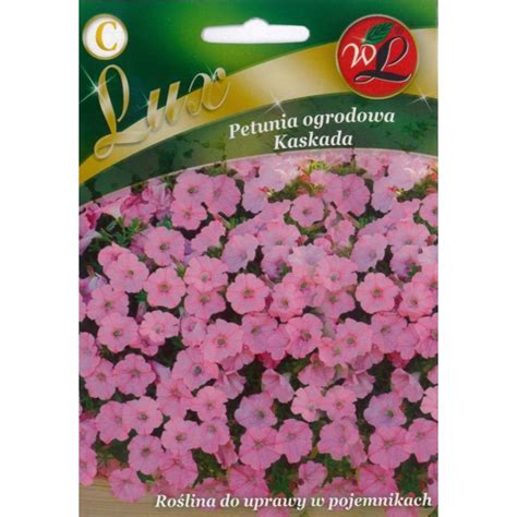 Petunia ogrodowa Kaskada różowa nasiona 0 02g W Legutko sklep