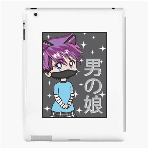 Anime Boy Chibi Femboy Kawaii Aesthetic LGBT Sissy IPad Case Skin