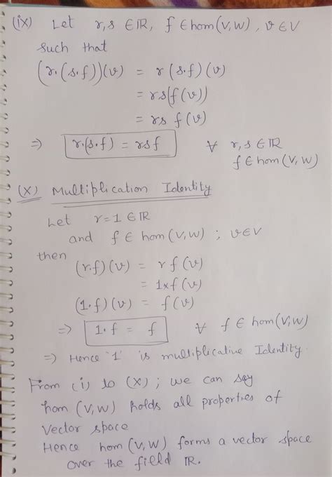 [solved] let v and w be two real vector spaces denote by hom v w the set course hero