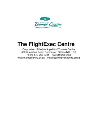 Fillable Online Community Services And Facilities Thames Centre Fax