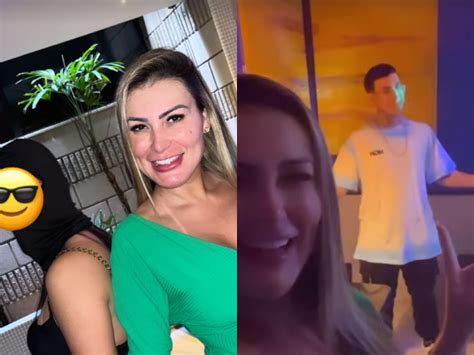 Vídeo Filho de Andressa Urach filma fetiche lésbico da mãe em motel