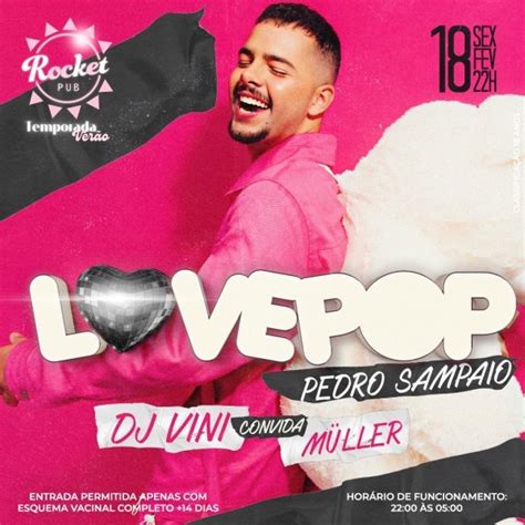 LOVEPOP 18 02 Em Juiz De Fora Sympla
