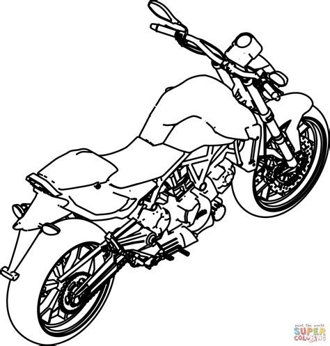 Kolorowanka Motocykl Kolorowanki Dla Dzieci Do Druku
