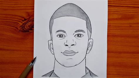 How To Draw Kylian Mbappe Mbappe Step By Step Easy Tutorial Drawing
