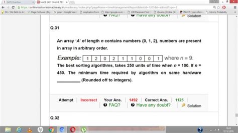 algorithms madeeasy test series algorithms sorting