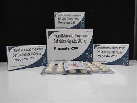Natural Micronised Progesterone Soft Gelatine Capsules 200 Mg At Rs 315