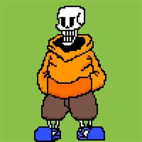 Pixilart Underswap Papyrus By Script Sage
